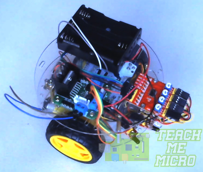Microcontroller Tutorials — Obstacle Avoiding Arduino Robot 2142