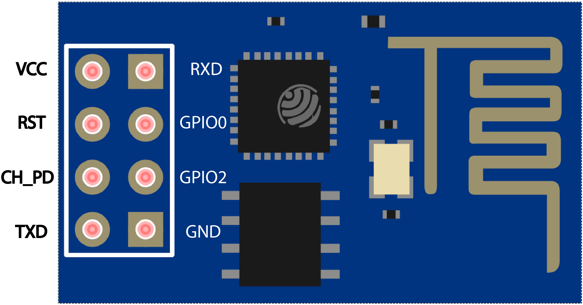 ESP-01-pinout | Microcontroller Tutorials