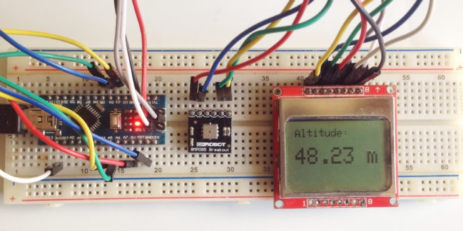 Arduino Altimeter Project Using BMP085 | Microcontroller Tutorials