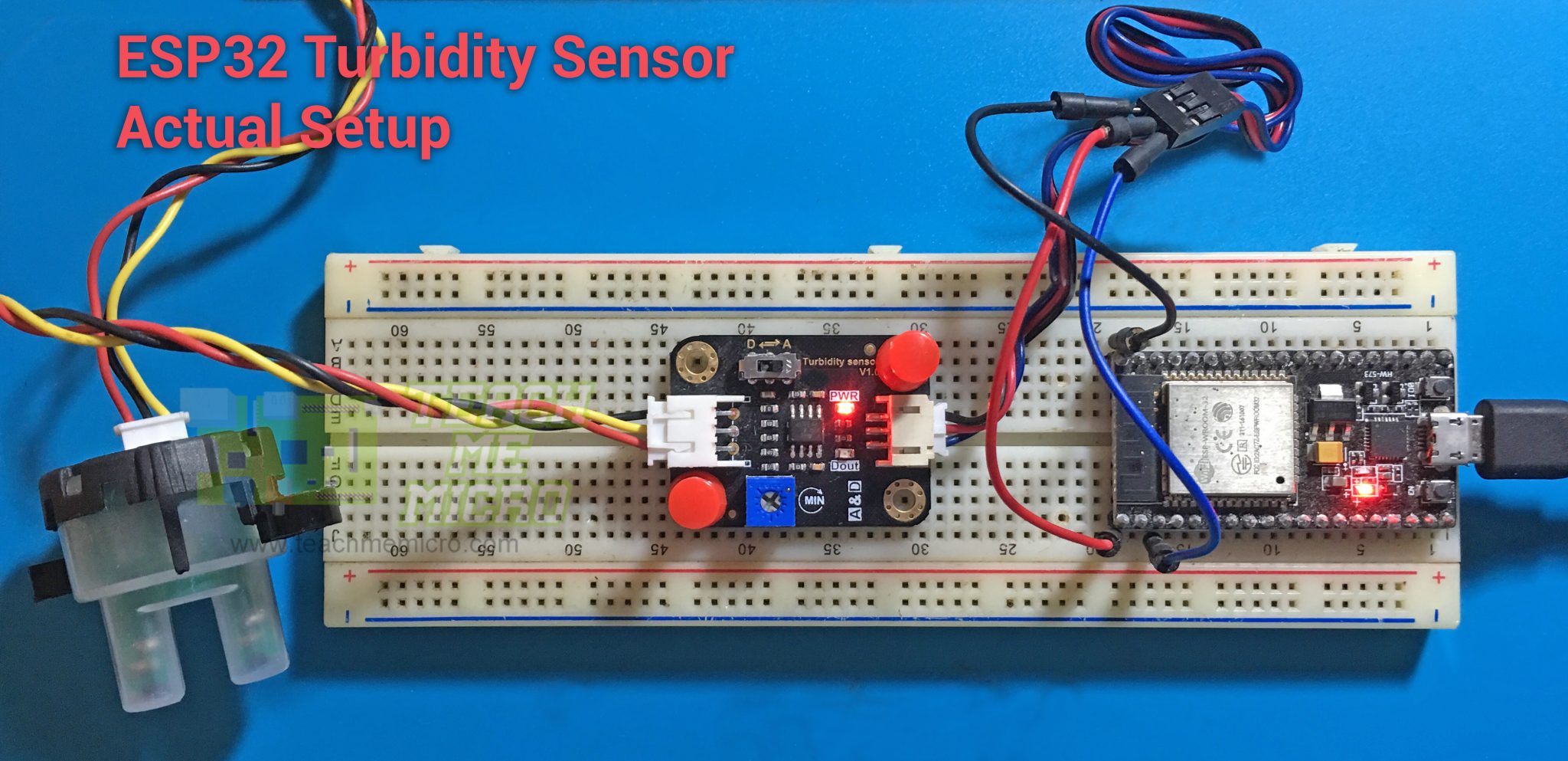 ESP32 Turbidity Sensor | Microcontroller Tutorials