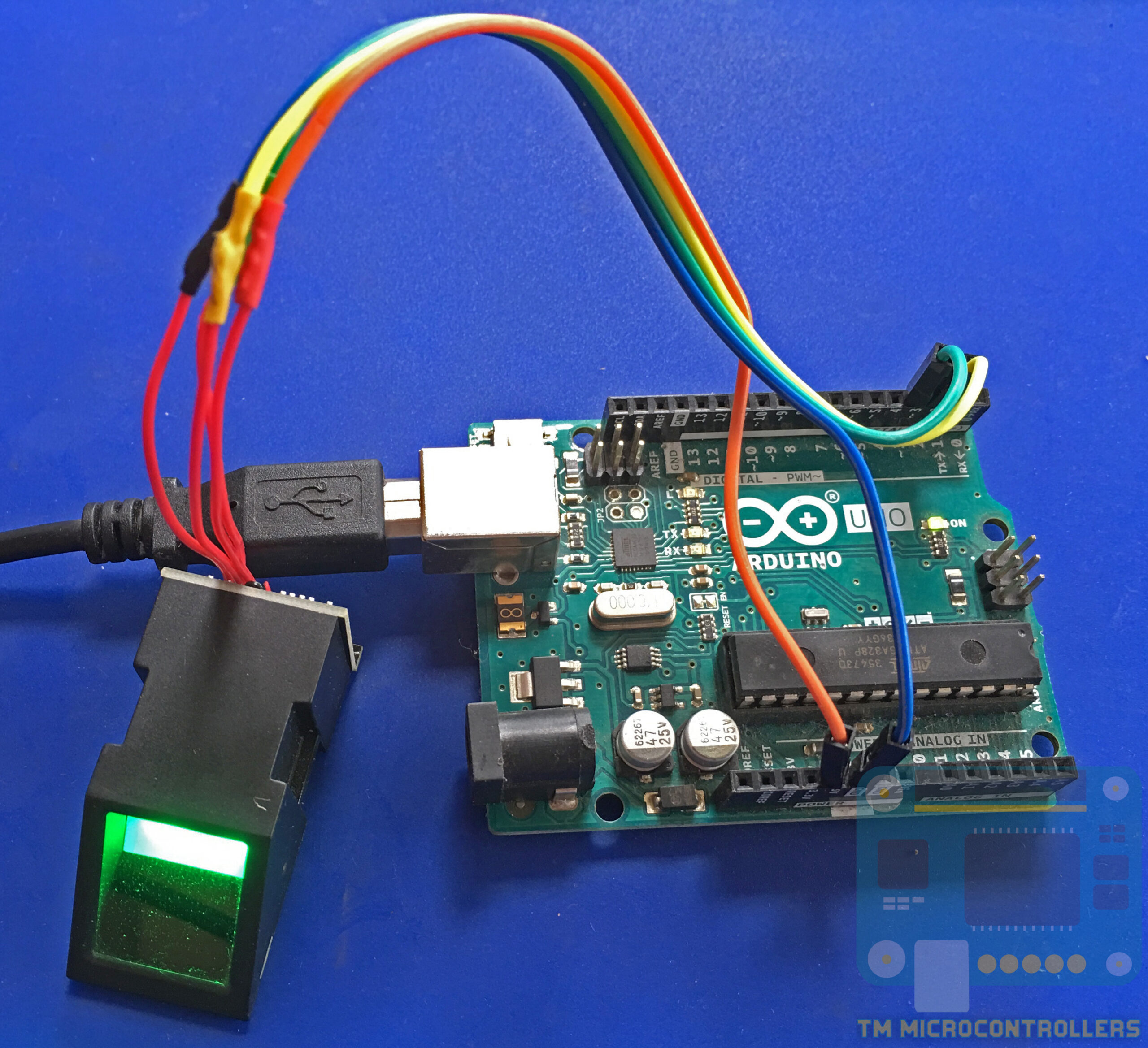 Using A Fingerprint Sensor Microcontroller Tutorials